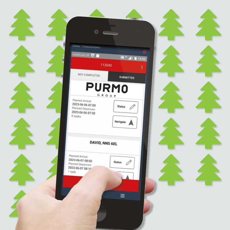 Proud to offer paper-free deliveries